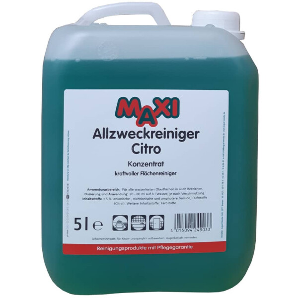 MAXI Allzweckreiniger Citro, 5 Liter | Kopierpapier.de
