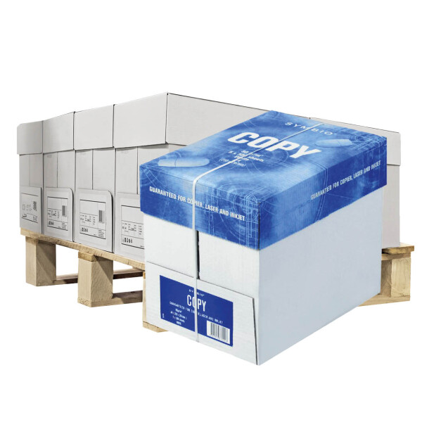 SYMBIO Copy Universalpapier weiß A4 80g - 1 Palette (100.000 Blatt ...