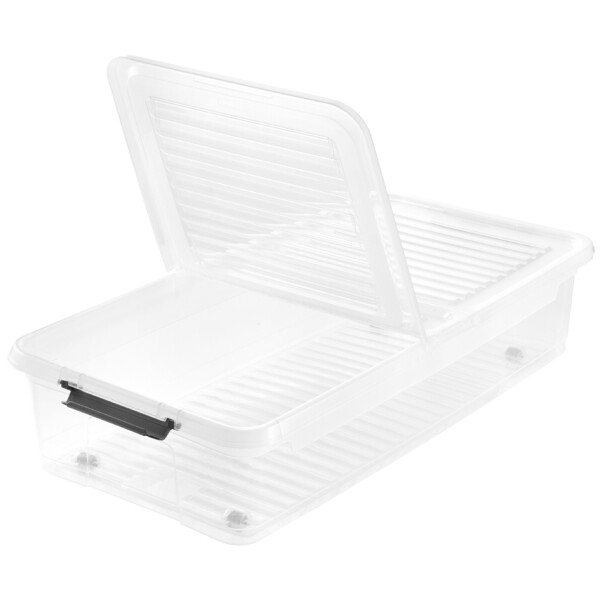 keeeper Unterbettbox "leo", 33 Liter, transparent | Kopierpapier.de