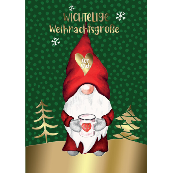 CACTUS Weihnachtskarte "Wichtel" | Kopierpapier.de