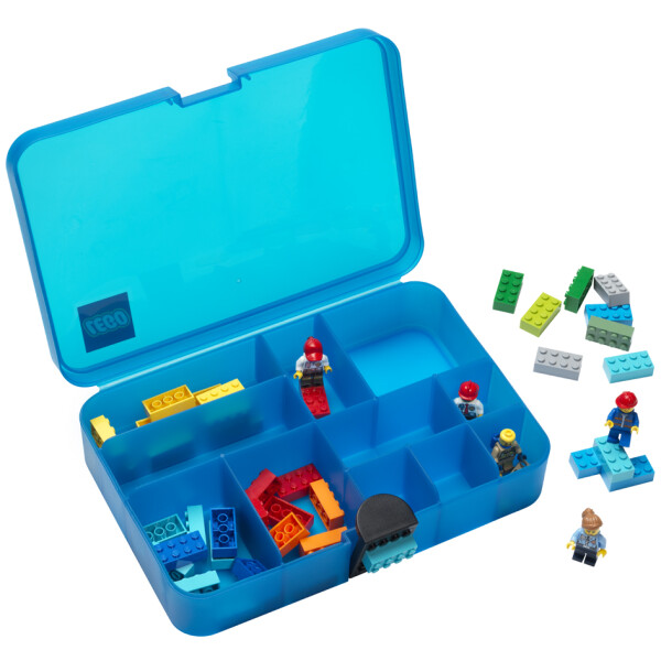 LEGO Sortierbox SORTING BOX, blau-transparent | Kopierpapier.de